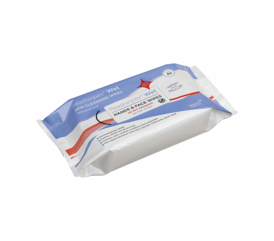 Readiwipes Wet Hand & Face wipes 60pkt