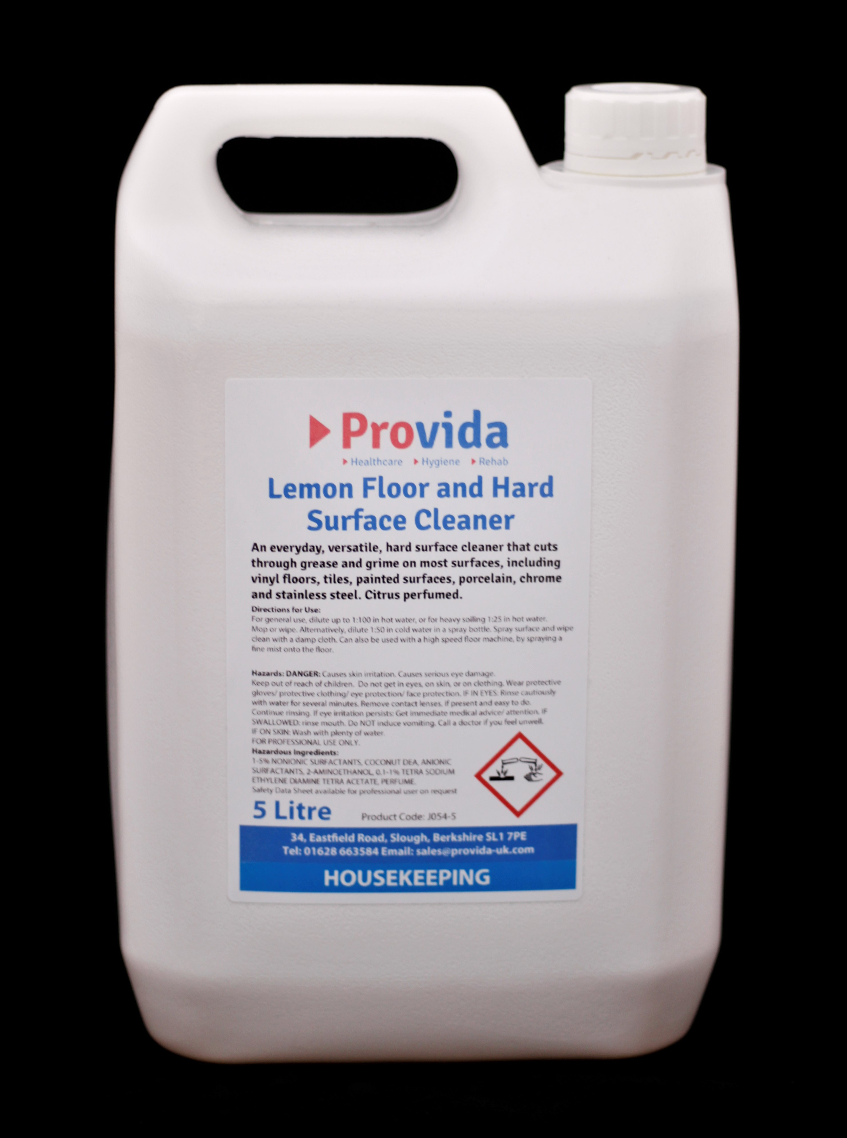 Lemon Floor and Hard Surface Cleaner, 5Lt