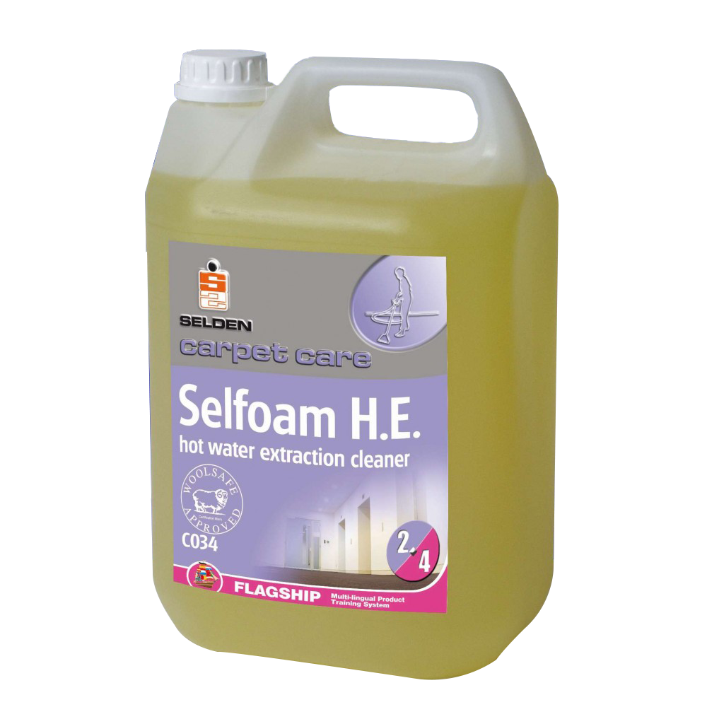 Selfoam H E Woolsafe Hot Water Extraction Carpet Cleaner 1x5Lt Selden Selfoam H E Woolsafe Hot Water Extraction Carpet Cleaner 1x5Lt Selden